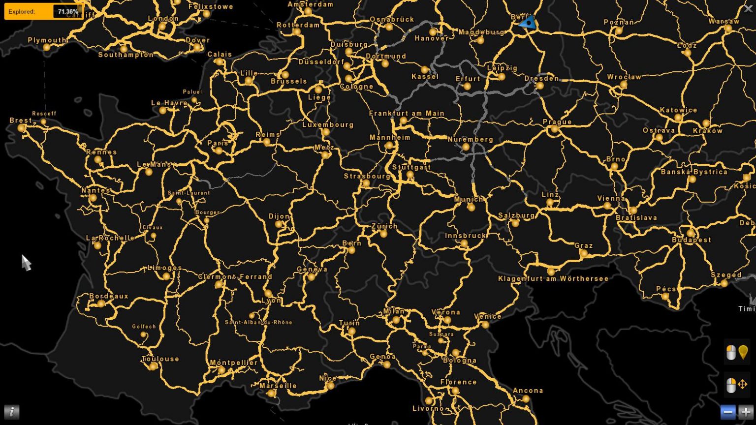 FULLSCREEN WORLD MAP V1.0 - ETS 2 mods, Ets2 map, Euro truck simulator ...