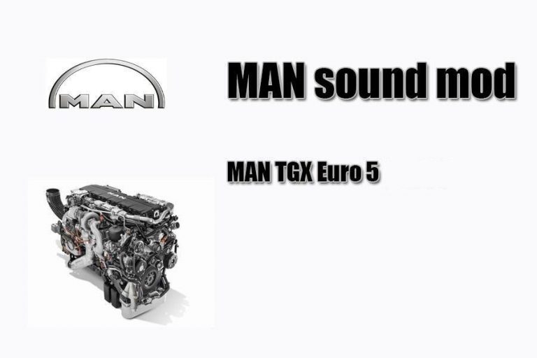 MAN TGX E5 V8 SOUND 1.37 - ETS 2 mods, Ets2 map, Euro truck simulator 2 ...