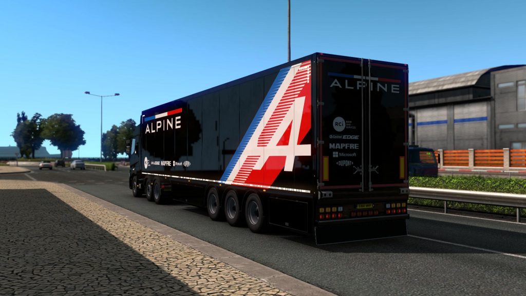 ALPINE F1 PRE-SEASON STYLE TRAILERS V1.0 - ETS 2 mods, Ets2 map, Euro ...