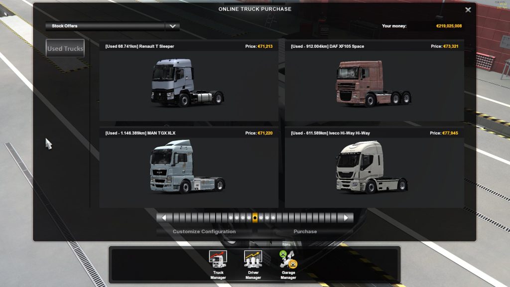 USED TRUCKS DEALER V1.5.2 1.40 - ETS 2 mods, Ets2 map, Euro truck ...