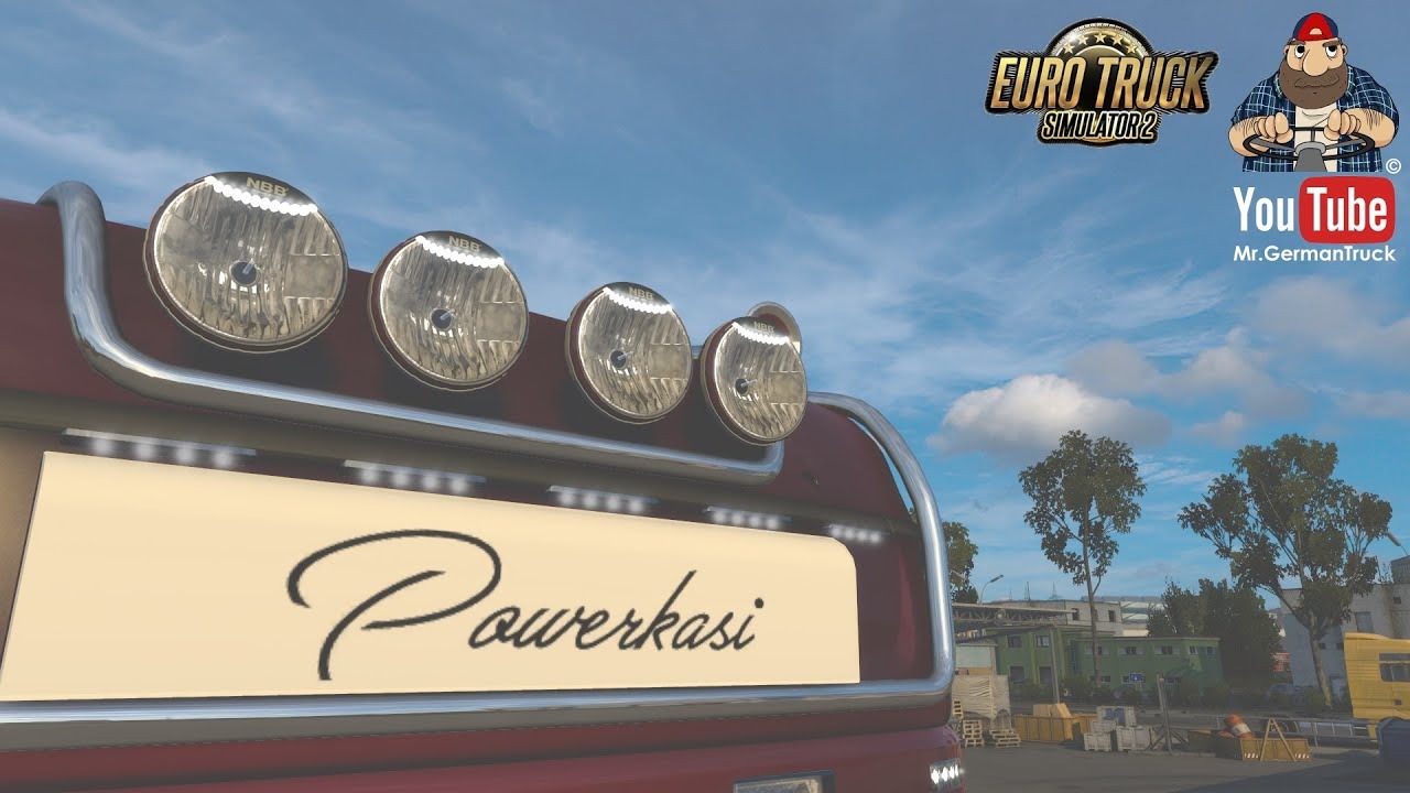 POWERKASI LIGHT & ACCESSORY V1.3.2 - ETS 2 mods, Ets2 map, Euro truck ...