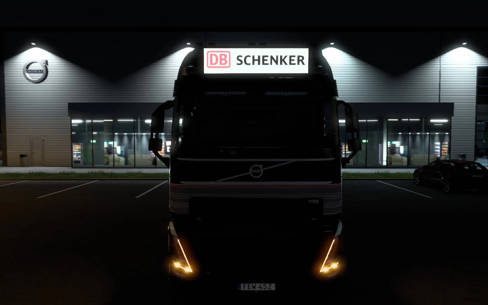 BIG LIGHTBOX VOLVO FH5 2020 DB SCHENKER 1.0 1.43 - ETS 2 mods, Ets2 map ...