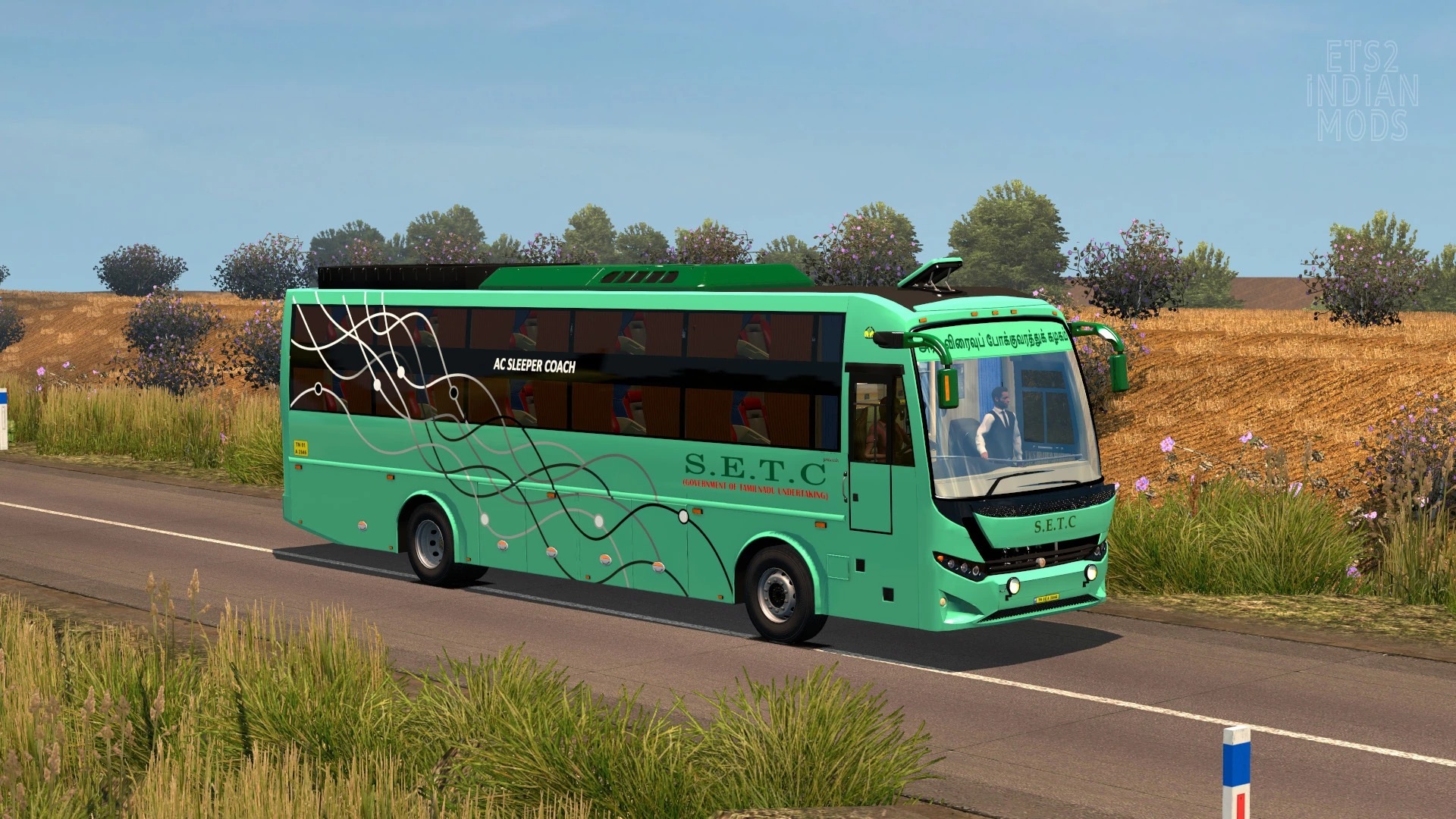 INDIAN SETC (TAMIL NADU) SKIN PACK FOR JK VEGA SLEEPER BUS MOD V1.0 ...