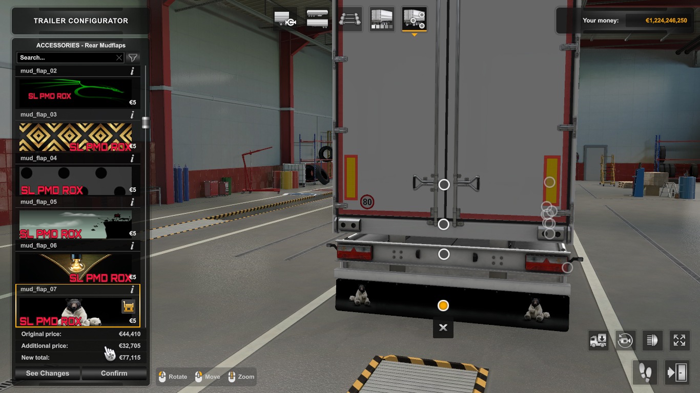 Trailer mud flap - ETS 2 mods, Ets2 map, Euro truck simulator 2 mods ...