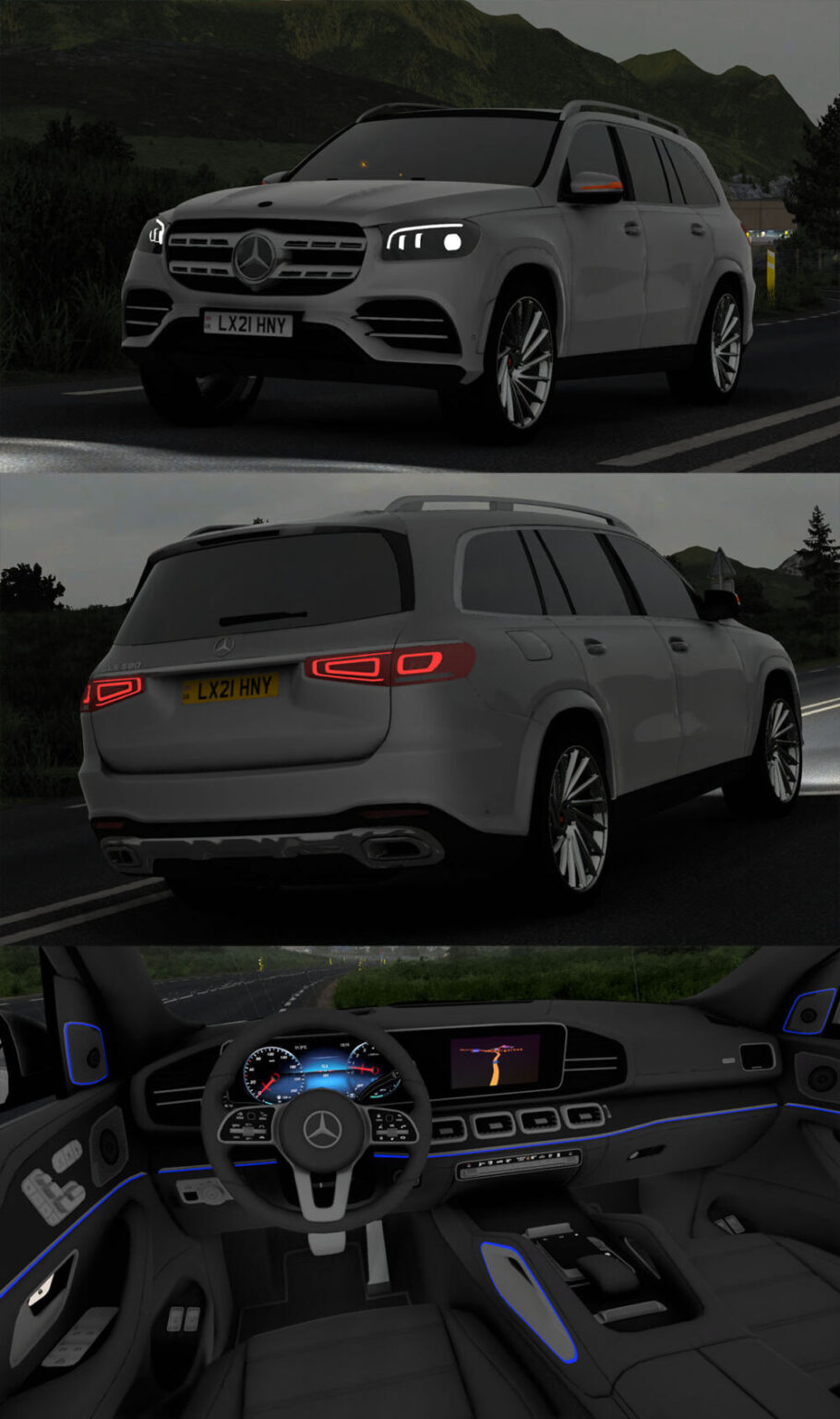 Mercedes-Benz X167 GLS-Class V1.6 1.46 - ETS 2 mods, Ets2 map, Euro ...