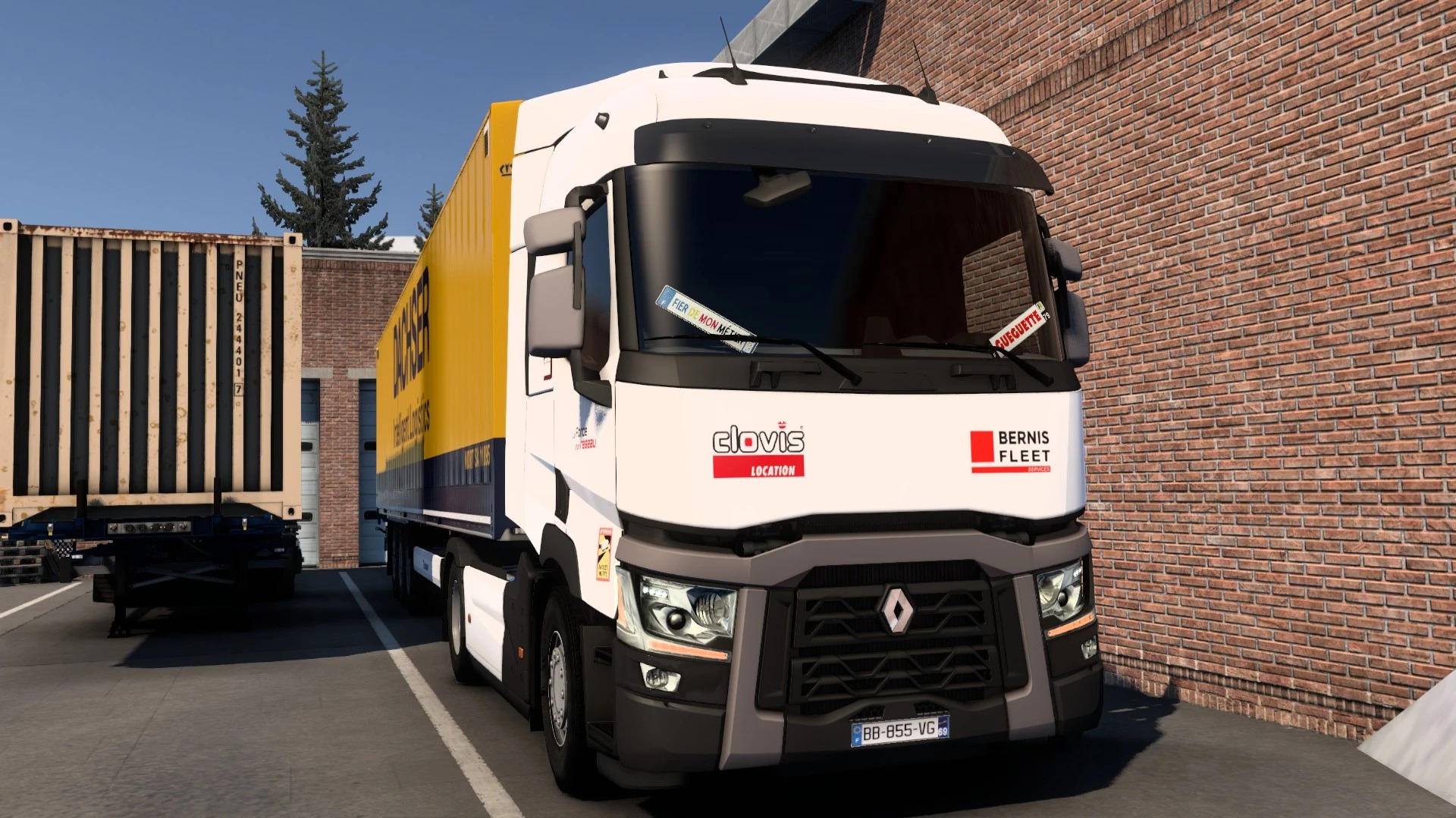 RENAULT T CLOVIS LOCATION V1.0 - ETS 2 mods, Ets2 map, Euro truck ...