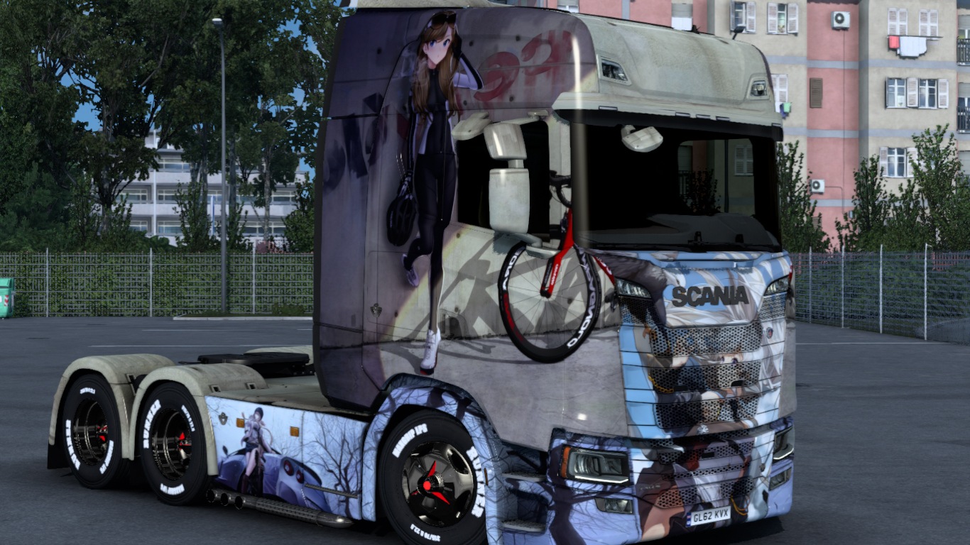 Anime Girl Skin - ETS 2 mods, Ets2 map, Euro truck simulator 2 mods ...