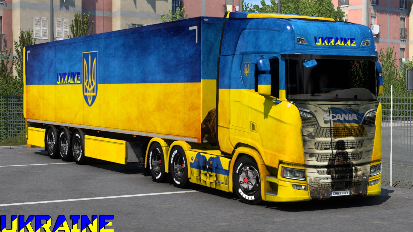 Ukraine Skin - ETS 2 mods, Ets2 map, Euro truck simulator 2 mods download