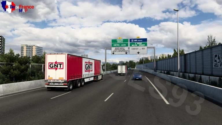 PARIS SUBURBS MAP 1:1 V0.0.6 1.46 - ETS 2 mods, Ets2 map, Euro truck ...