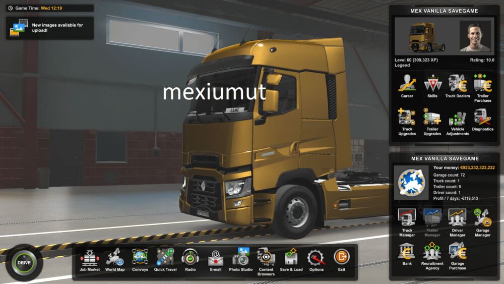 ETS2 Full Save Game For 1 47 NO DLC 100 Discovered ETS 2 Mods ETS2 Full Save Game For 1 47 NO DLC 100 Discovered ETS 2 Mods