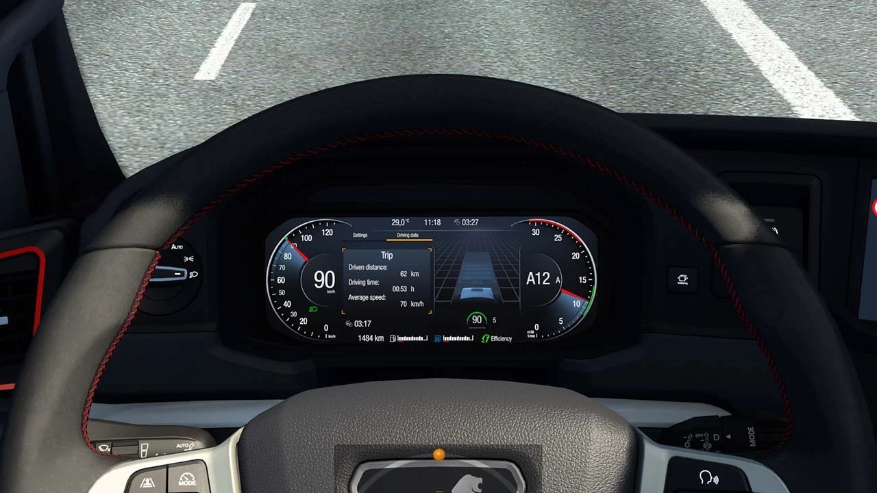 MAN TGX 2020 IMPROVED DASHBOARD V1.2 1.47 - ETS 2 mods, Ets2 map, Euro ...
