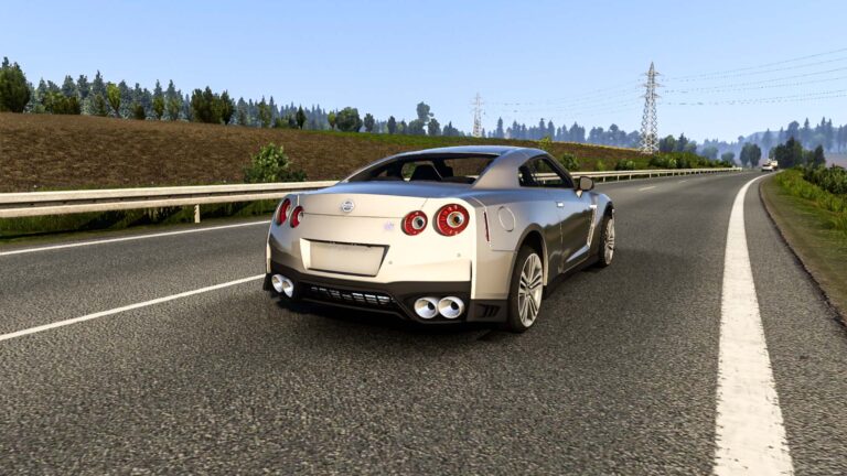 Nissan GTR R35 1.47 - ETS 2 mods, Ets2 map, Euro truck simulator 2 mods ...