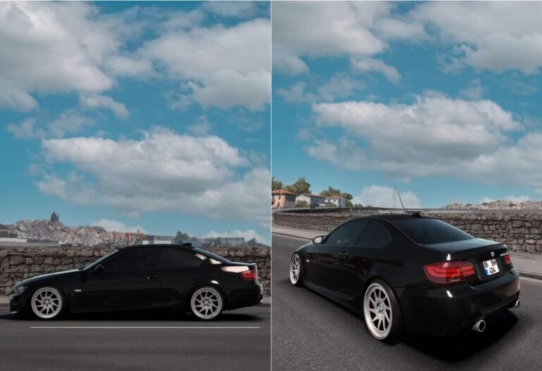 BMW 3 SERIES E92 M-TECH 1.47 - ETS 2 mods, Ets2 map, Euro truck ...