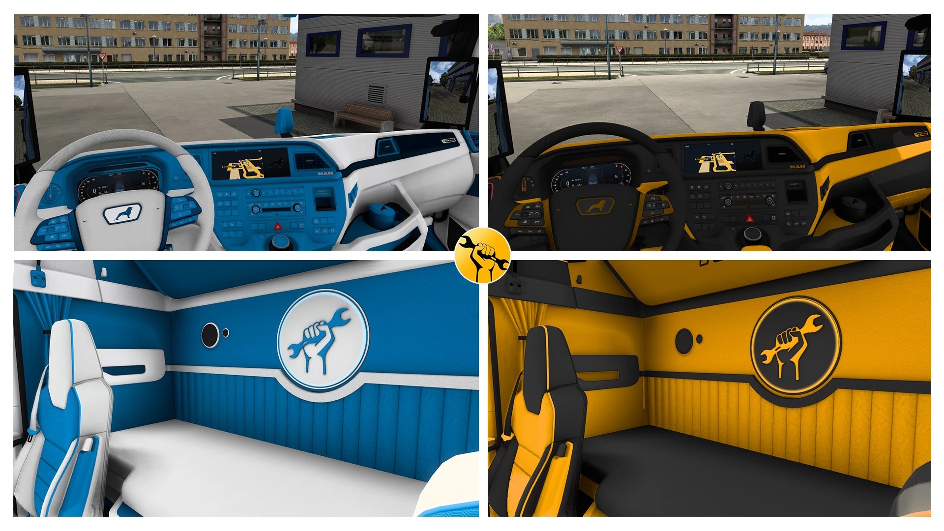 INSANUX MAN 2020 INTERIOR 1.47 - ETS 2 mods, Ets2 map, Euro truck ...