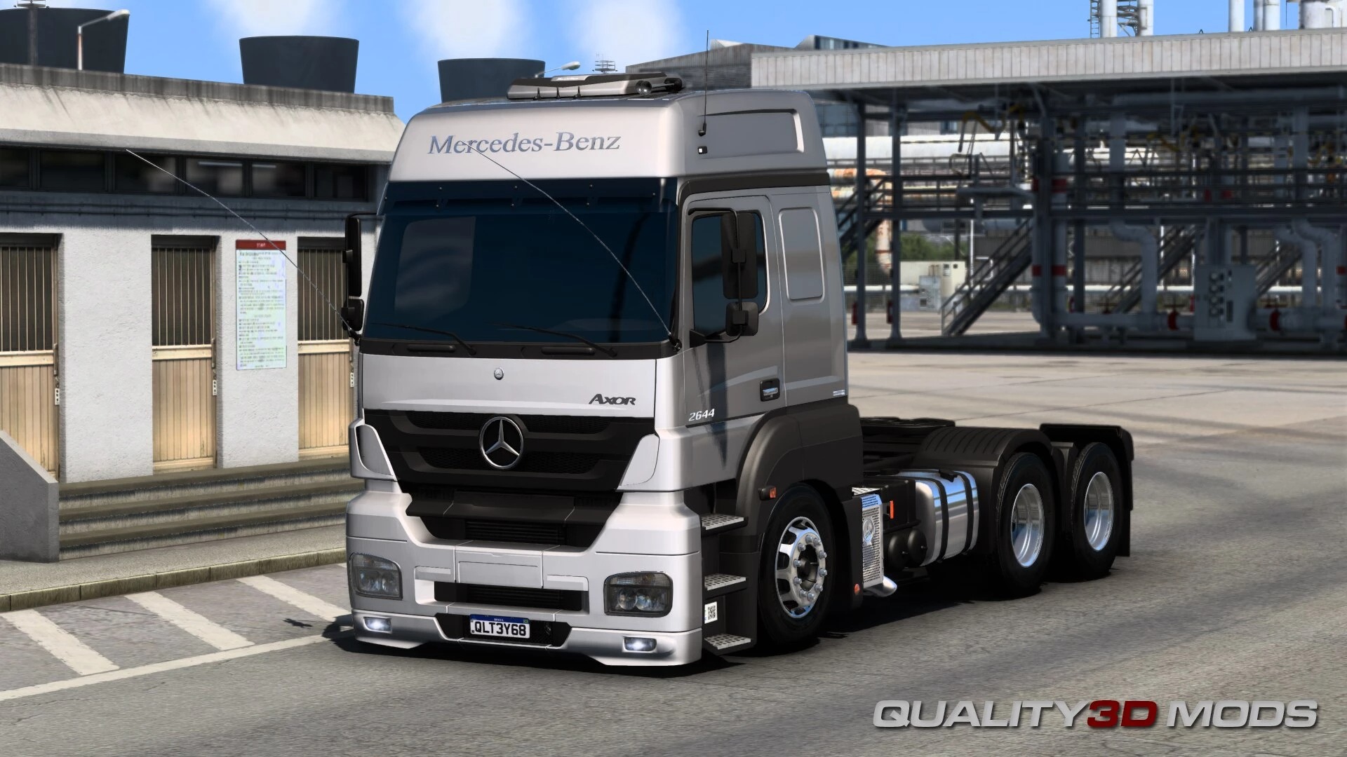 MERCEDES-BENZ AXOR 2644 1.47 - ETS 2 mods, Ets2 map, Euro truck ...