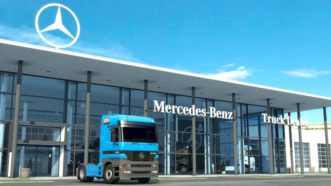 Mercedes Actros MP1 1.47 - ETS 2 mods, Ets2 map, Euro truck simulator 2 ...