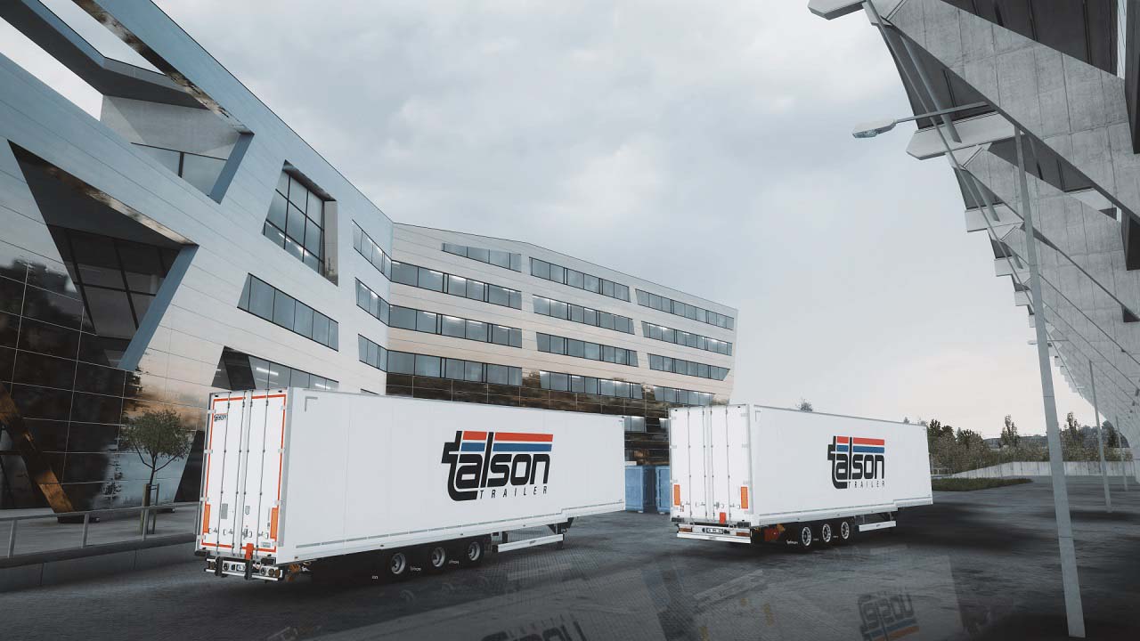 Talson Trailer v1.7 1.48 - ETS 2 mods, Ets2 map, Euro truck simulator 2 ...