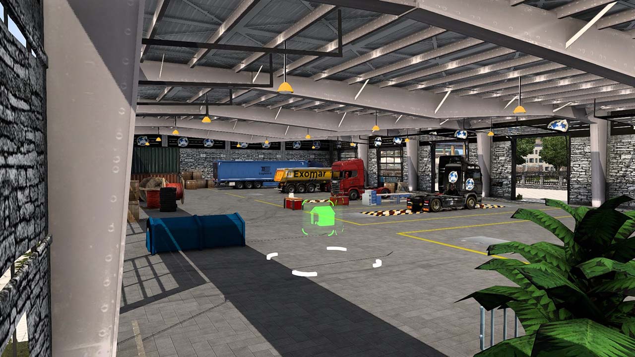 TRANS-ALL Garage D-Deck v2024.1 1.49 - ETS 2 mods, Ets2 map, Euro truck ...