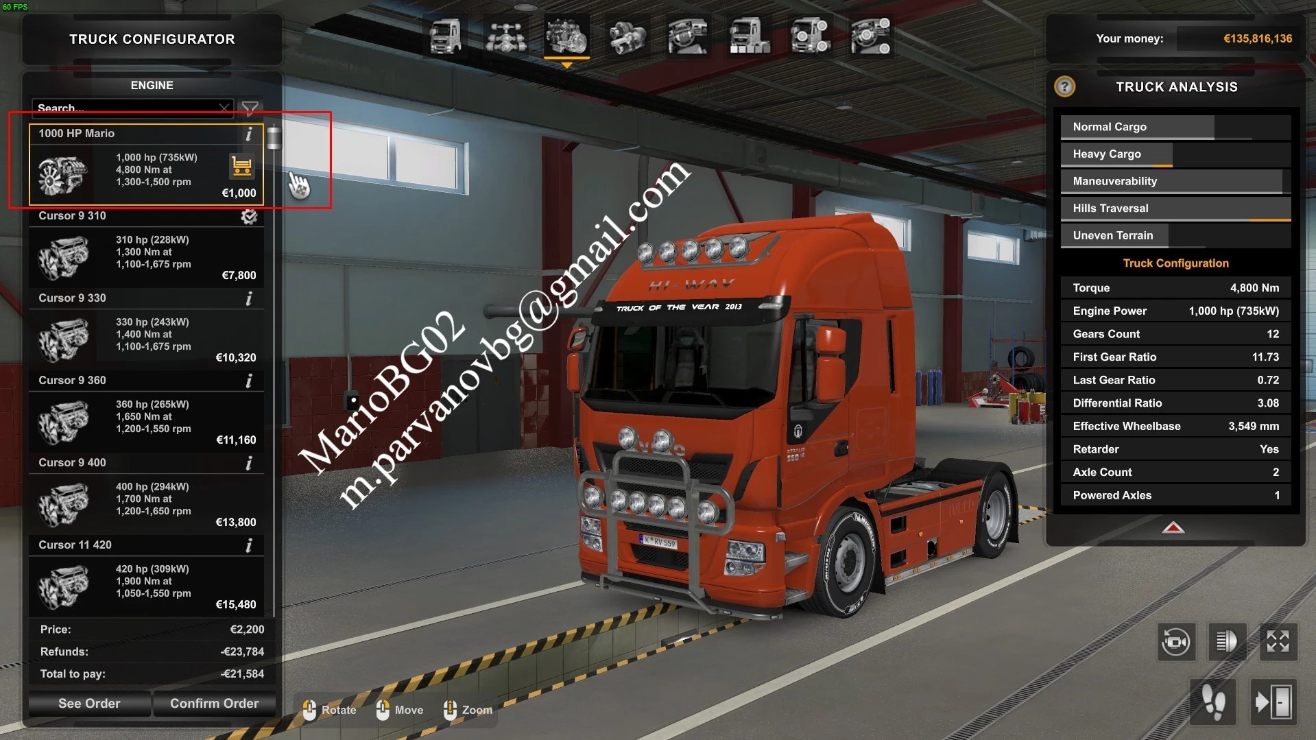 1000 HP + & 6/12 SPEED TRANSMISSIONS FOR IVECO TRUCKS FOR 1.49 - ETS 2 ...