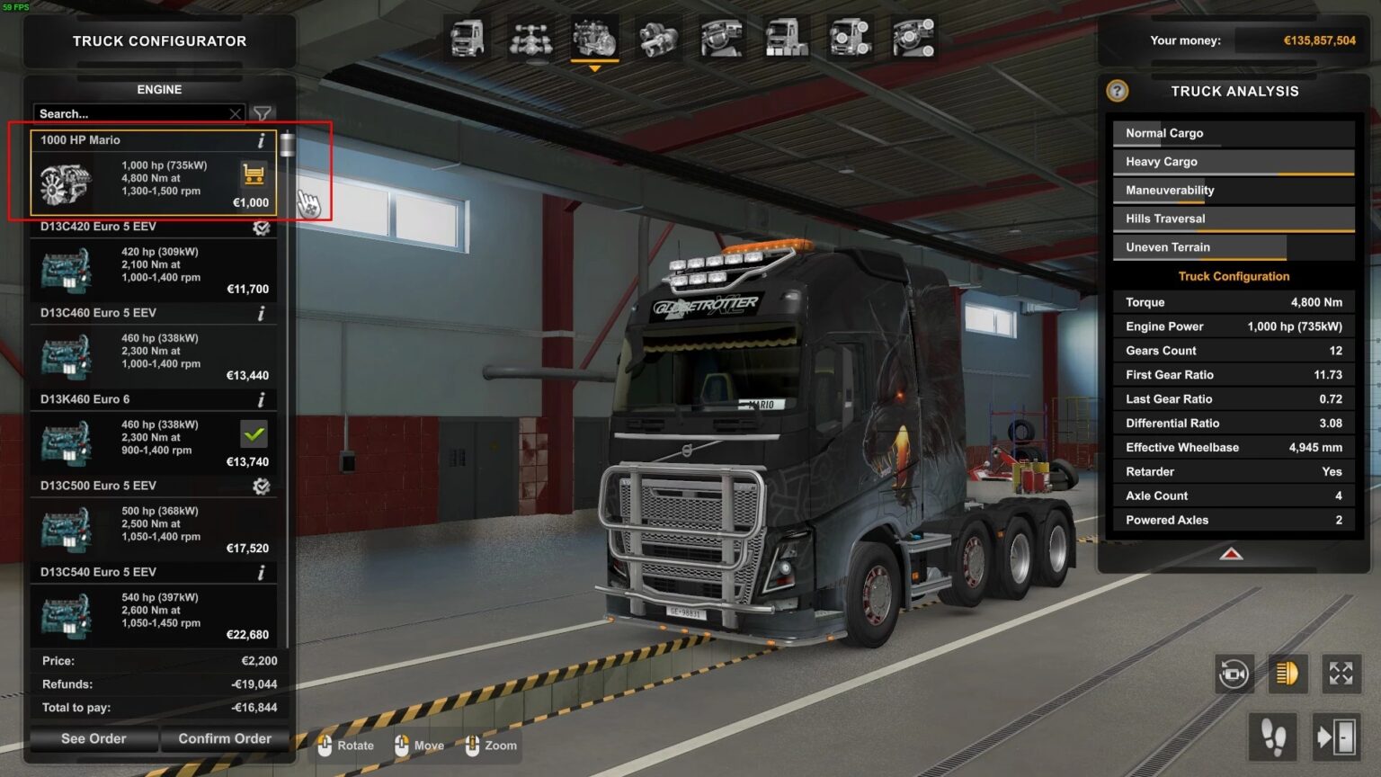 1000 HP + & 6/12 SPEED TRANSMISSIONS FOR VOLVO TRUCKS FOR 1.49 - ETS 2 ...