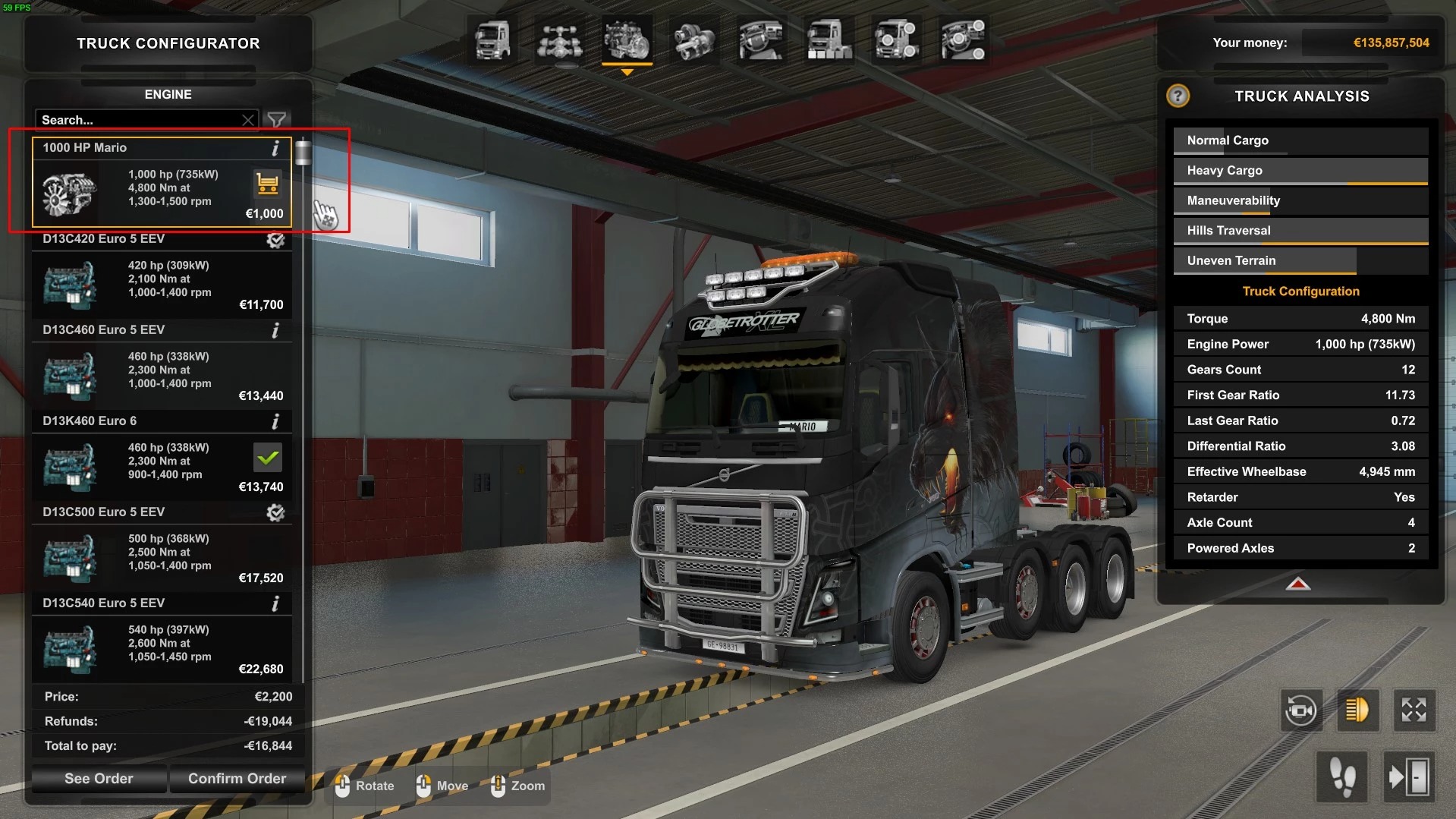 1000 HP + & 6/12 SPEED TRANSMISSIONS FOR VOLVO TRUCKS FOR 1.49 - ETS 2 ...