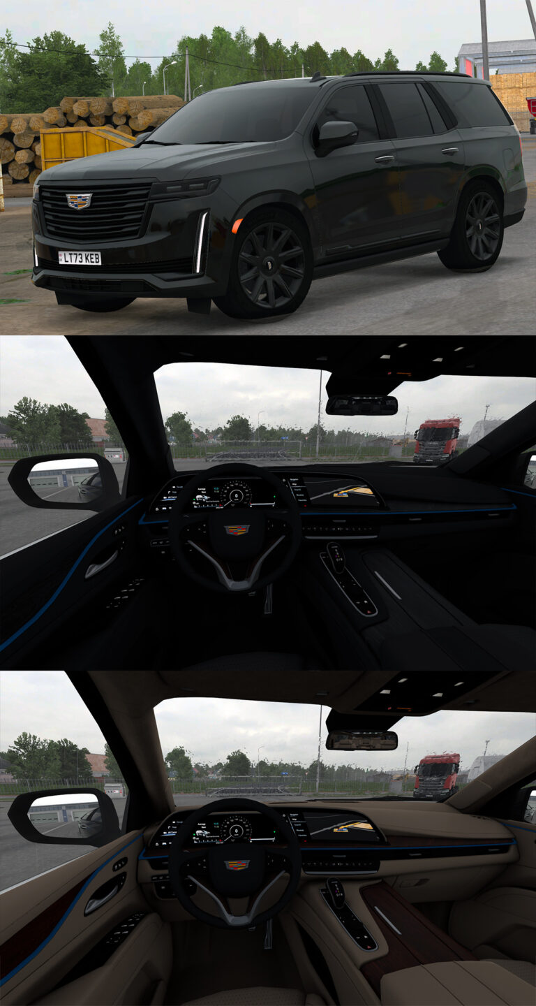 Cadillac Escalade 2021 V1.2 1.49 - ETS 2 mods, Ets2 map, Euro truck ...