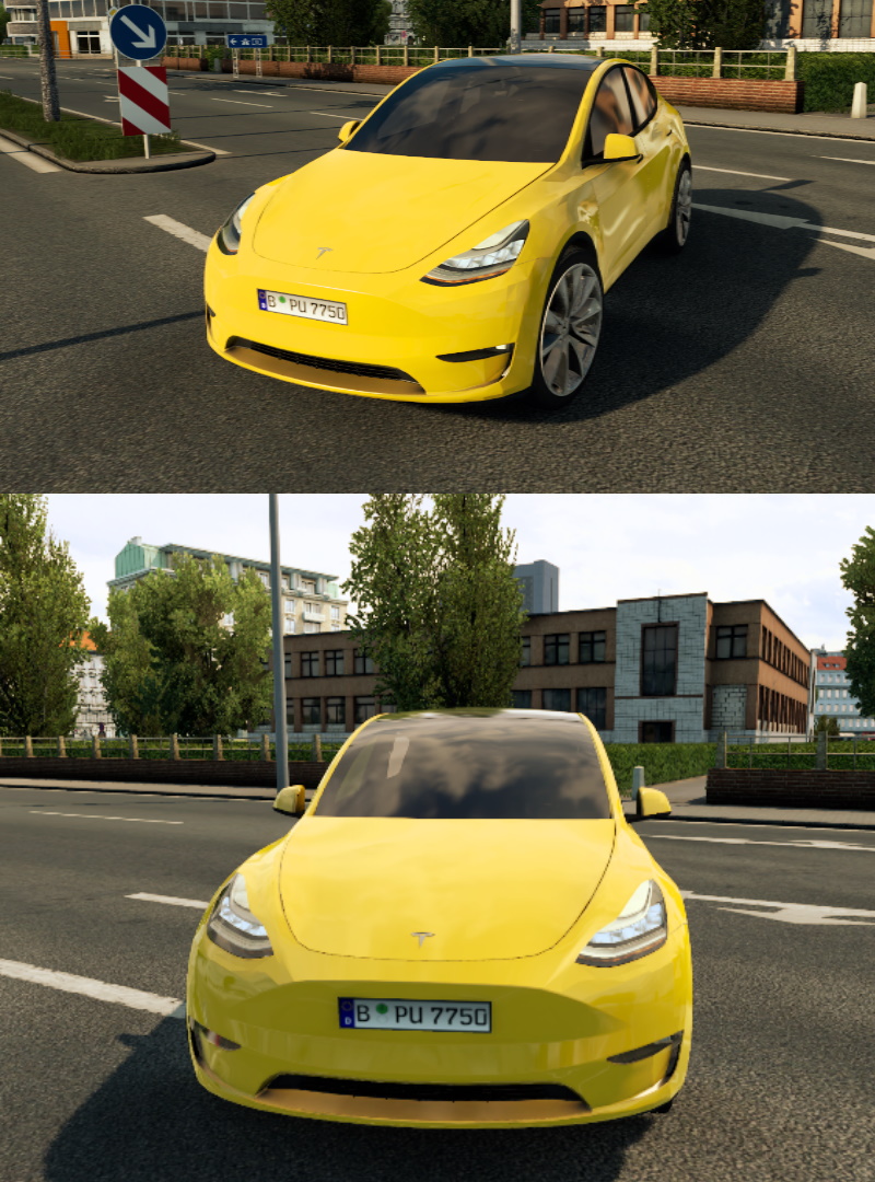 2022 Tesla Model Y 1.2 1.49 - ETS 2 mods, Ets2 map, Euro truck ...