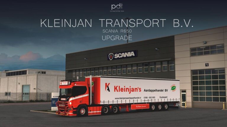 Scania R650 + Trailer Kleinjan Transport v12 1.49 - ETS 2 mods, Ets2 ...