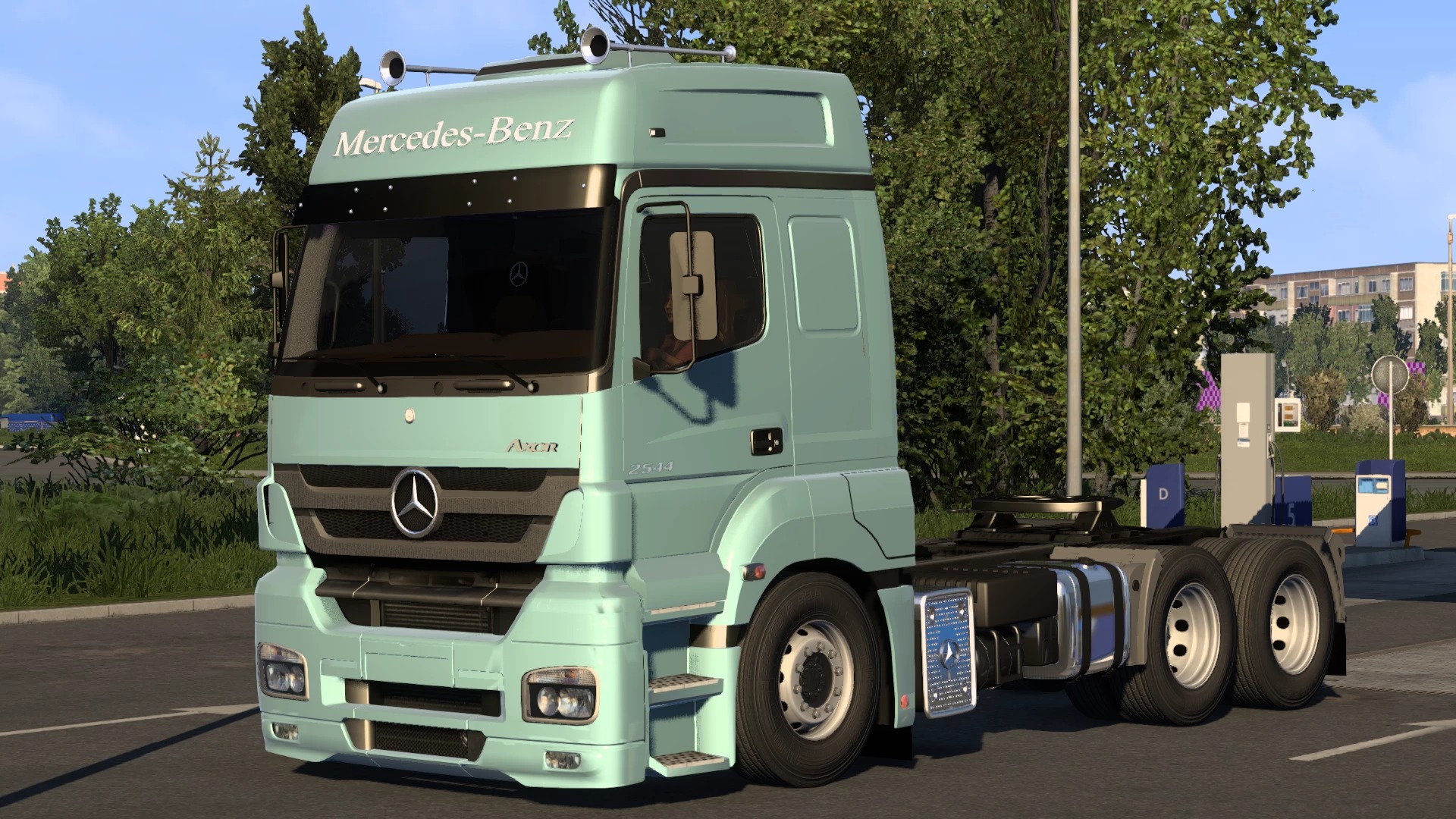 MERCEDES BENZ AXOR 2544 V1.0 1.49 - ETS 2 mods, Ets2 map, Euro truck ...