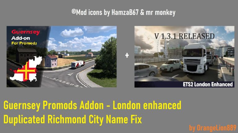 GUERNSEY PROMODS ADDON - LONDON ENHANCED DUPLICATED RICHMOND CITY NAME ...
