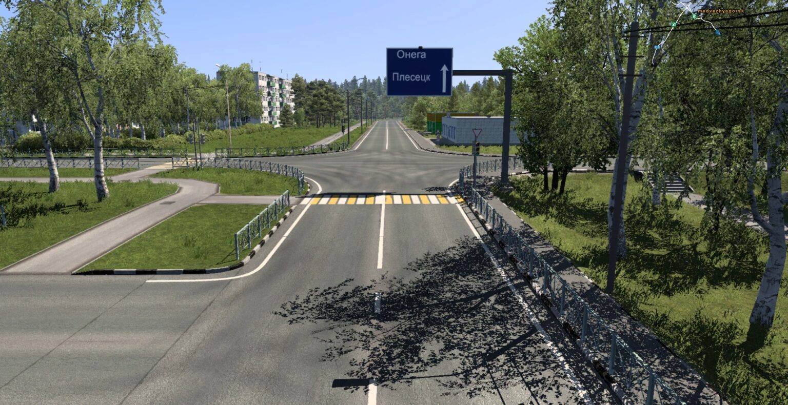 HIDDEN ROAD CONNECTION - MEDVEZHYEGORSK-ONEGA V0.1 - ETS 2 mods, Ets2 ...