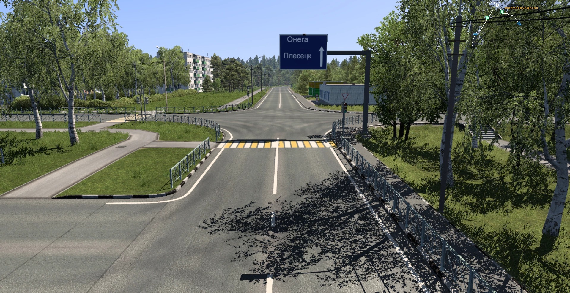 HIDDEN ROAD CONNECTION - MEDVEZHYEGORSK-ONEGA V0.1 - ETS 2 mods, Ets2 ...