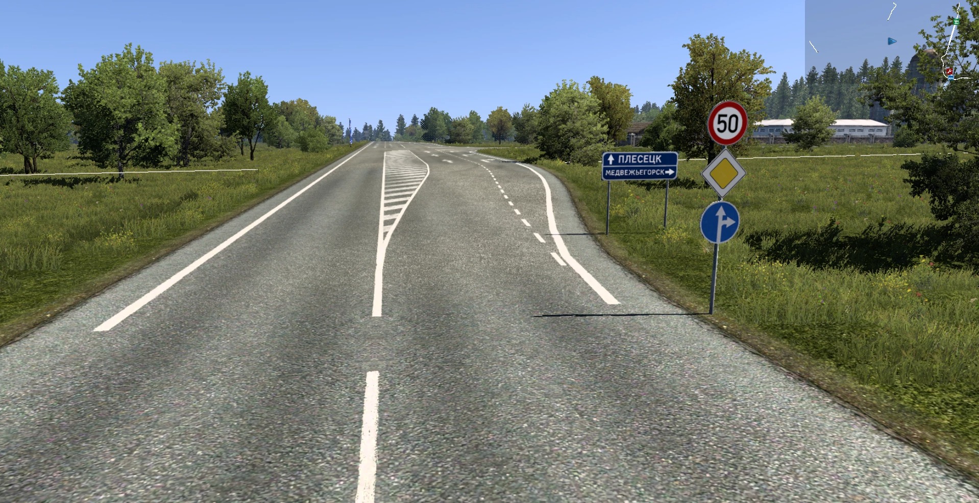 HIDDEN ROAD CONNECTION - MEDVEZHYEGORSK-ONEGA V0.1 - ETS 2 mods, Ets2 ...