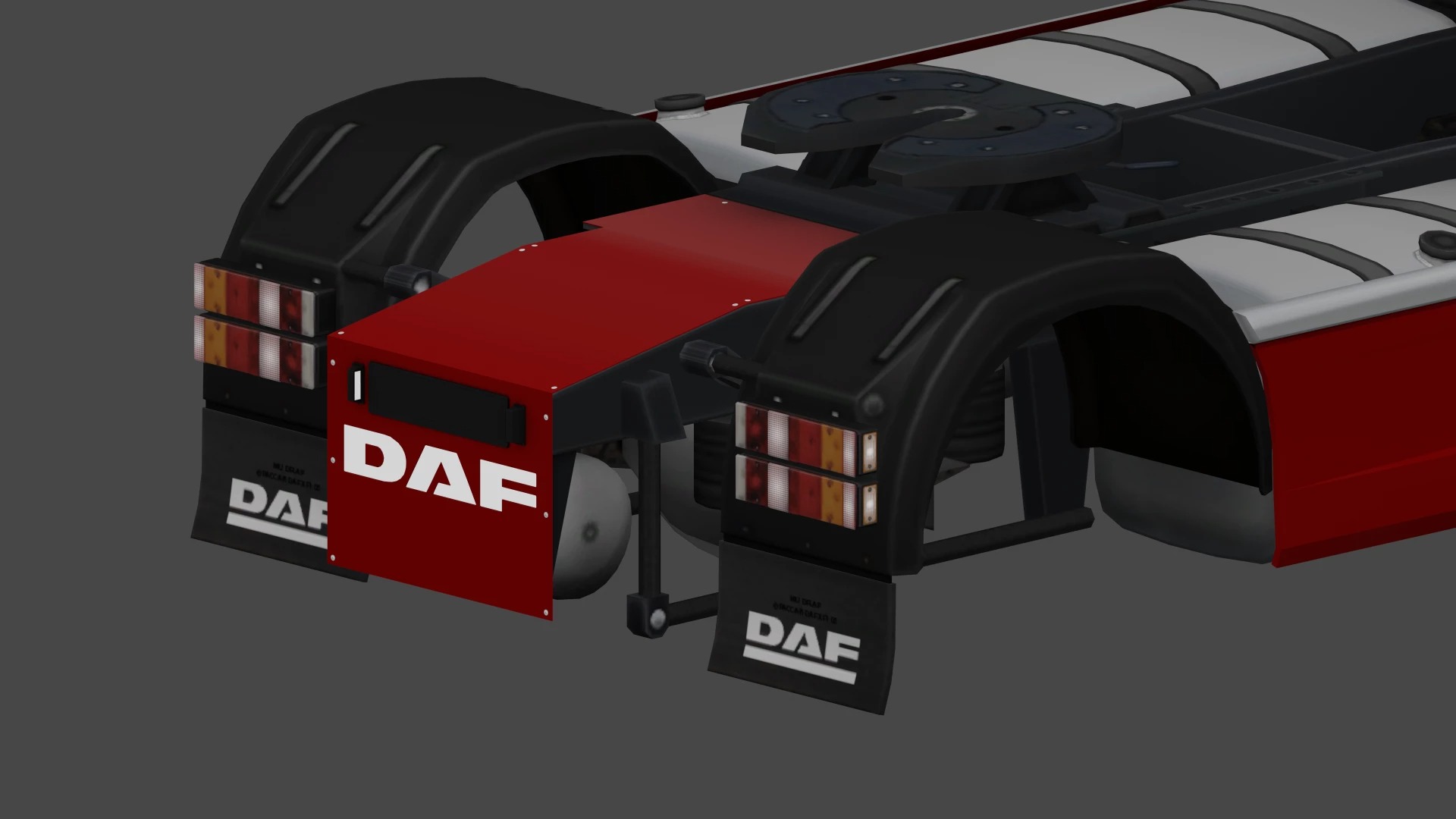 REAR BUMPER DAF XF 105 CHS 4X2 1.49 - ETS 2 mods, Ets2 map, Euro truck ...