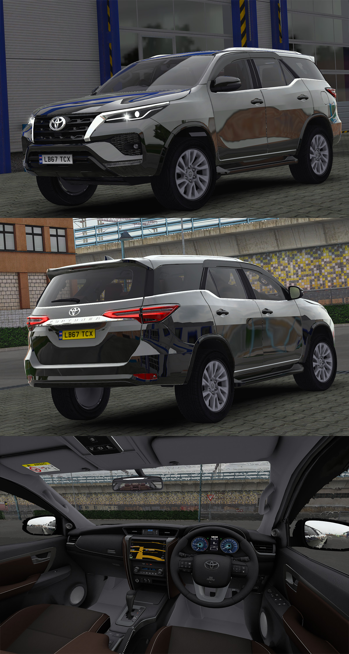 Toyota Fortuner AN160 V1.3 1.50 - ETS 2 mods, Ets2 map, Euro truck ...