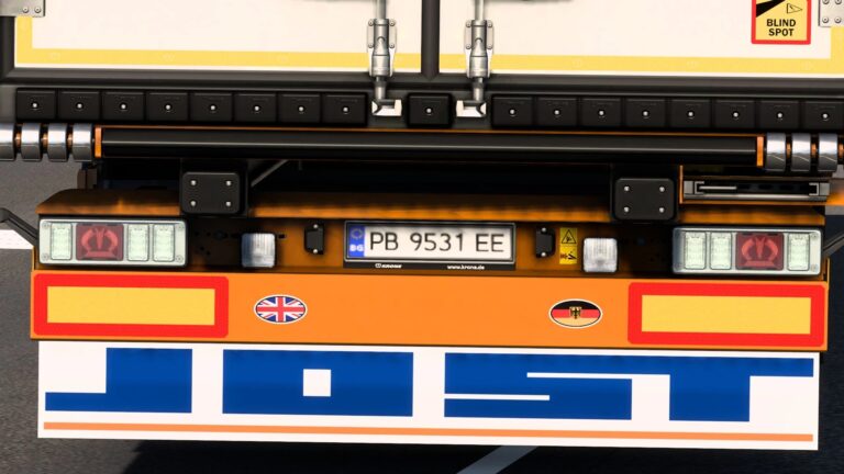 MUDFLAP JOST KRONE COOL LINER 1.0 1.50 - ETS 2 mods, Ets2 map, Euro ...