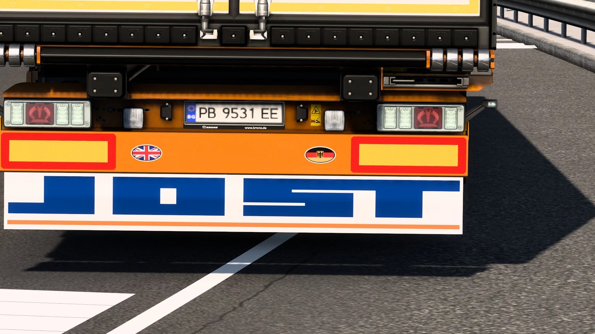 MUDFLAP JOST KRONE COOL LINER 1.0 1.50 - ETS 2 mods, Ets2 map, Euro ...