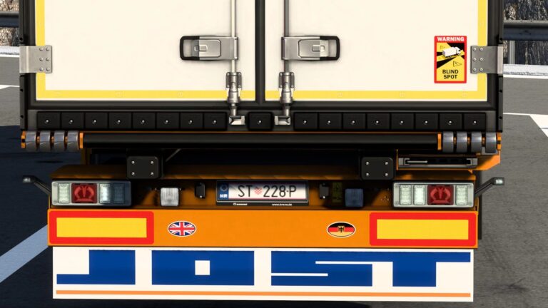 MUDFLAP JOST KRONE COOL LINER 1.0 1.50 - ETS 2 mods, Ets2 map, Euro ...