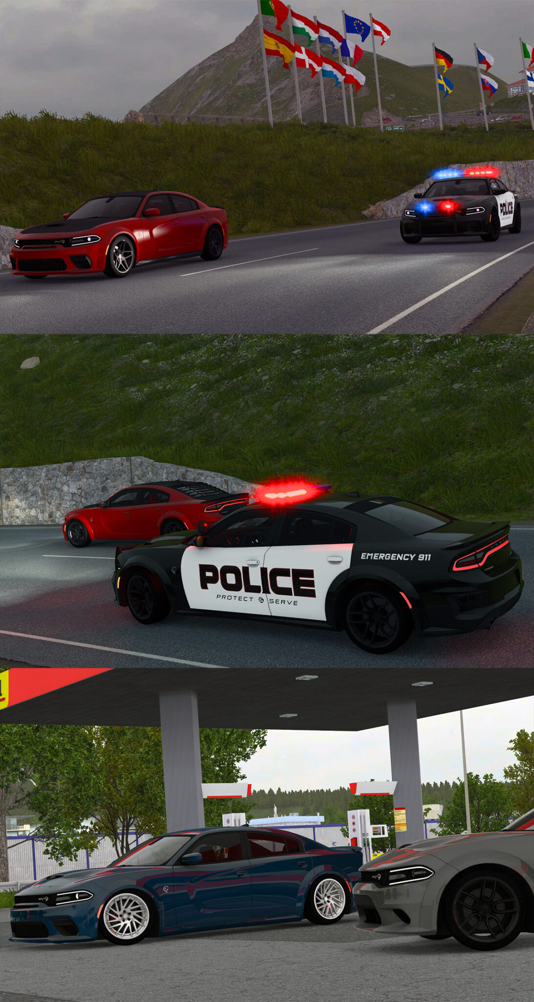 Dodge Charger SRT Hellcat Redeye Widebody 2021 V1.0 1.50 - ETS 2 mods ...