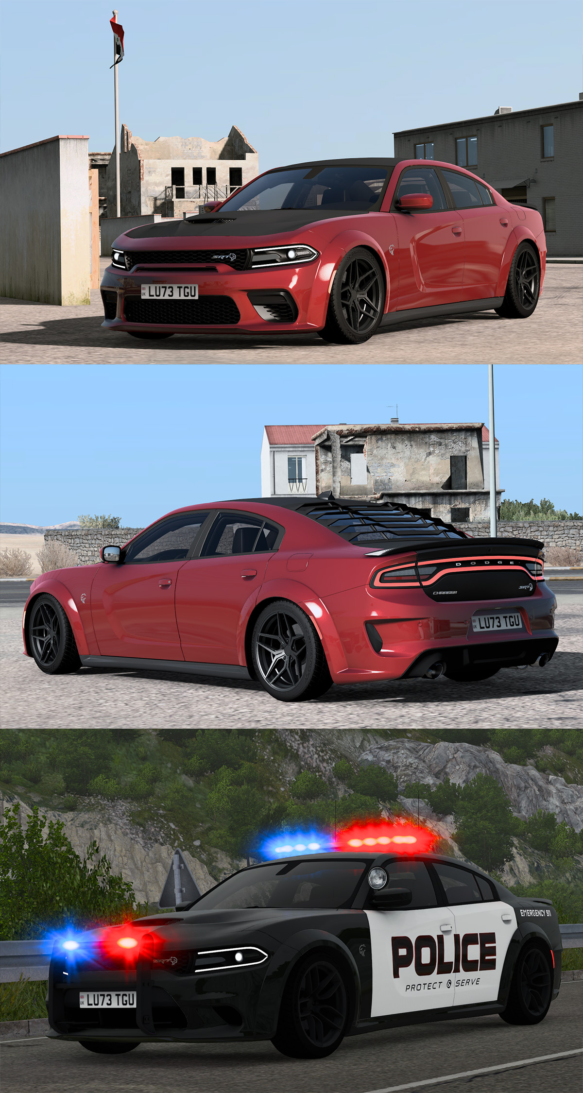 Dodge Charger SRT Hellcat Redeye Widebody 2021 V1.1 1.50 - ETS 2 mods ...