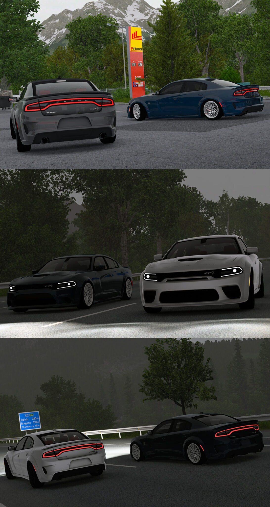 Dodge Charger SRT Hellcat Redeye Widebody 2021 V1.0 1.50 - ETS 2 mods ...
