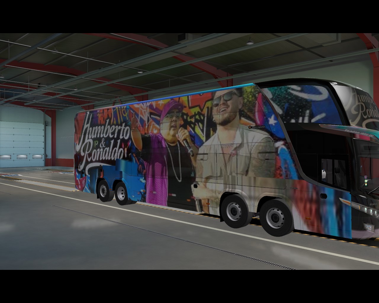 Skin bus humberto e ronaldo - ETS 2 mods, Ets2 map, Euro truck ...