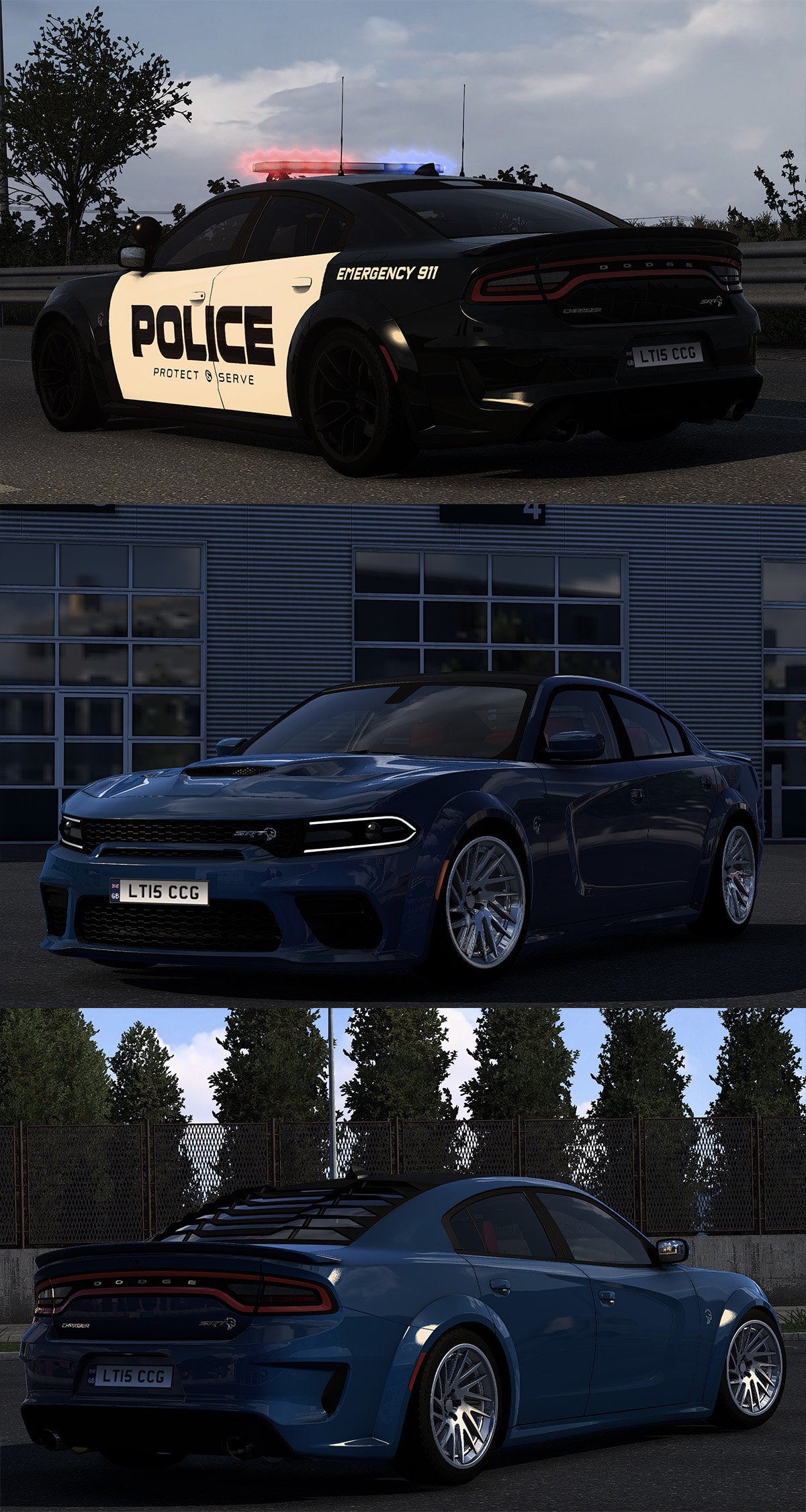 Dodge Charger SRT Hellcat Redeye Widebody 2021 V1.2 1.51 - ETS 2 mods ...