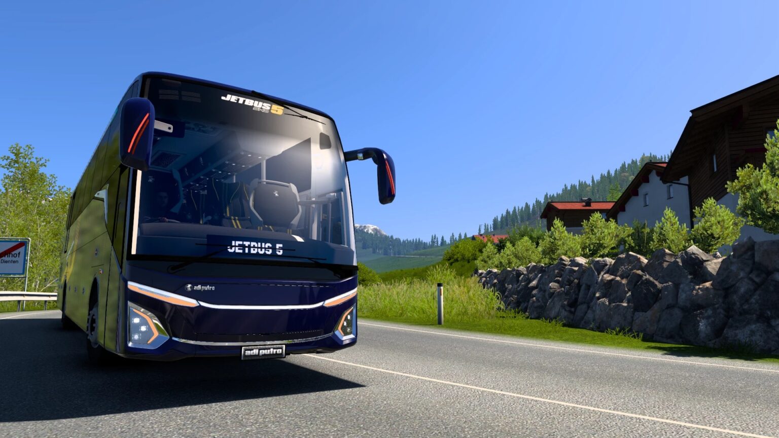 Adiputro Jetbus 5 SHD (Premium) 1.5x - ETS 2 mods, Ets2 map, Euro truck ...