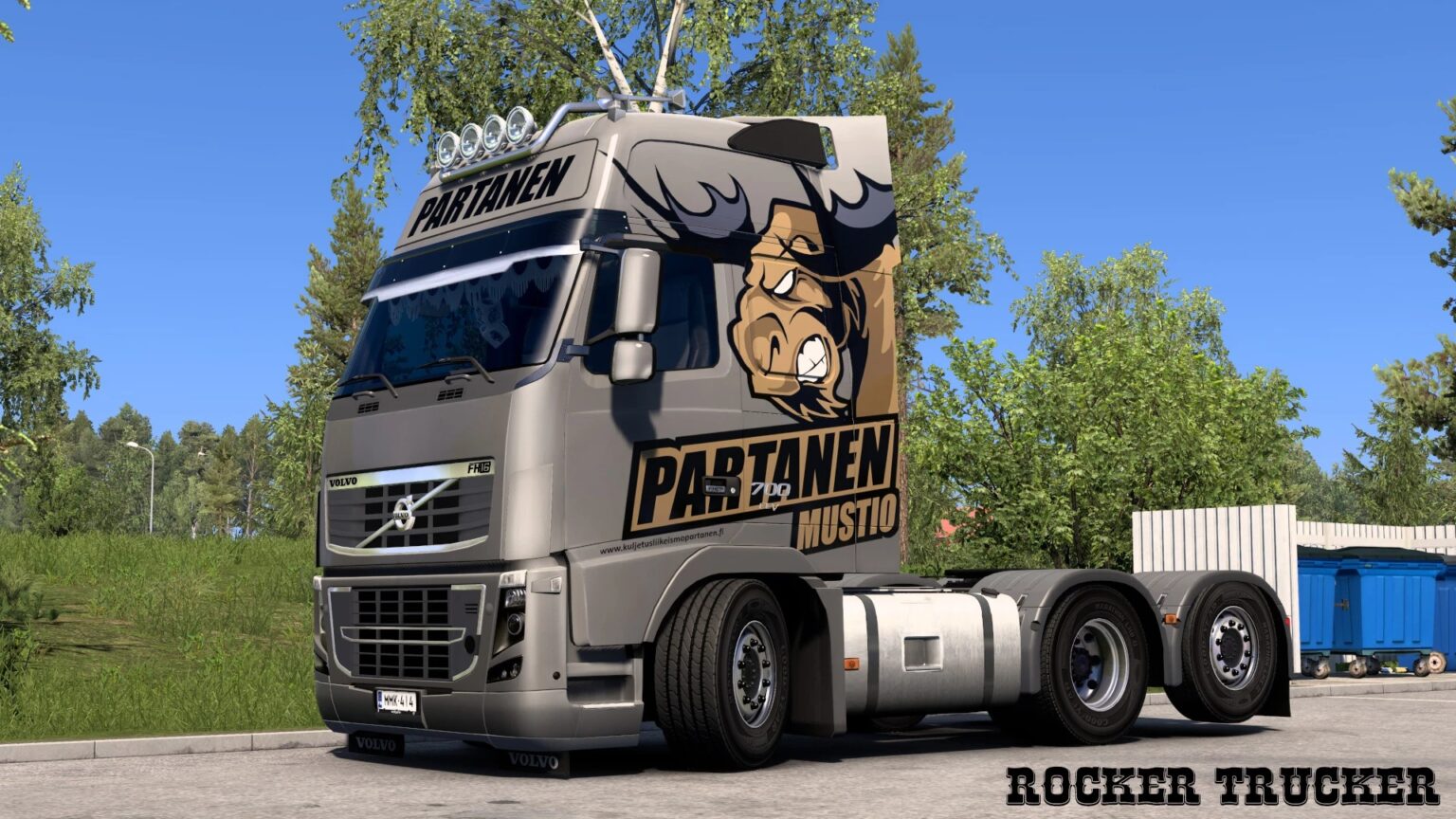 Kuljetusliike Ismo Partanen Skin fro Volvo FH3 v1.0 - ETS 2 mods, Ets2 ...