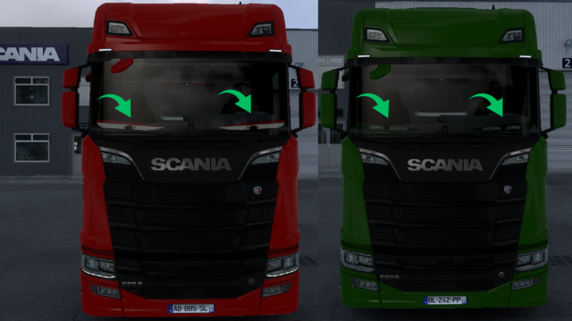 LED Window Eyes - Arab Edition v1.1 - ETS 2 mods, Ets2 map, Euro truck ...