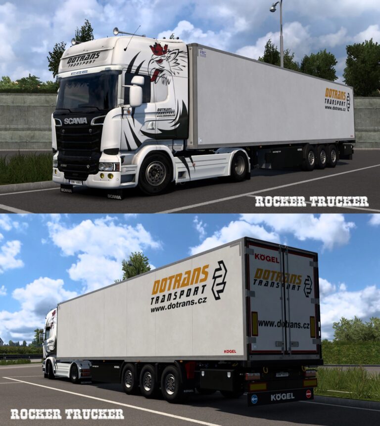 Dotrans Transport Skin Pack v1.0 - ETS 2 mods, Ets2 map, Euro truck ...