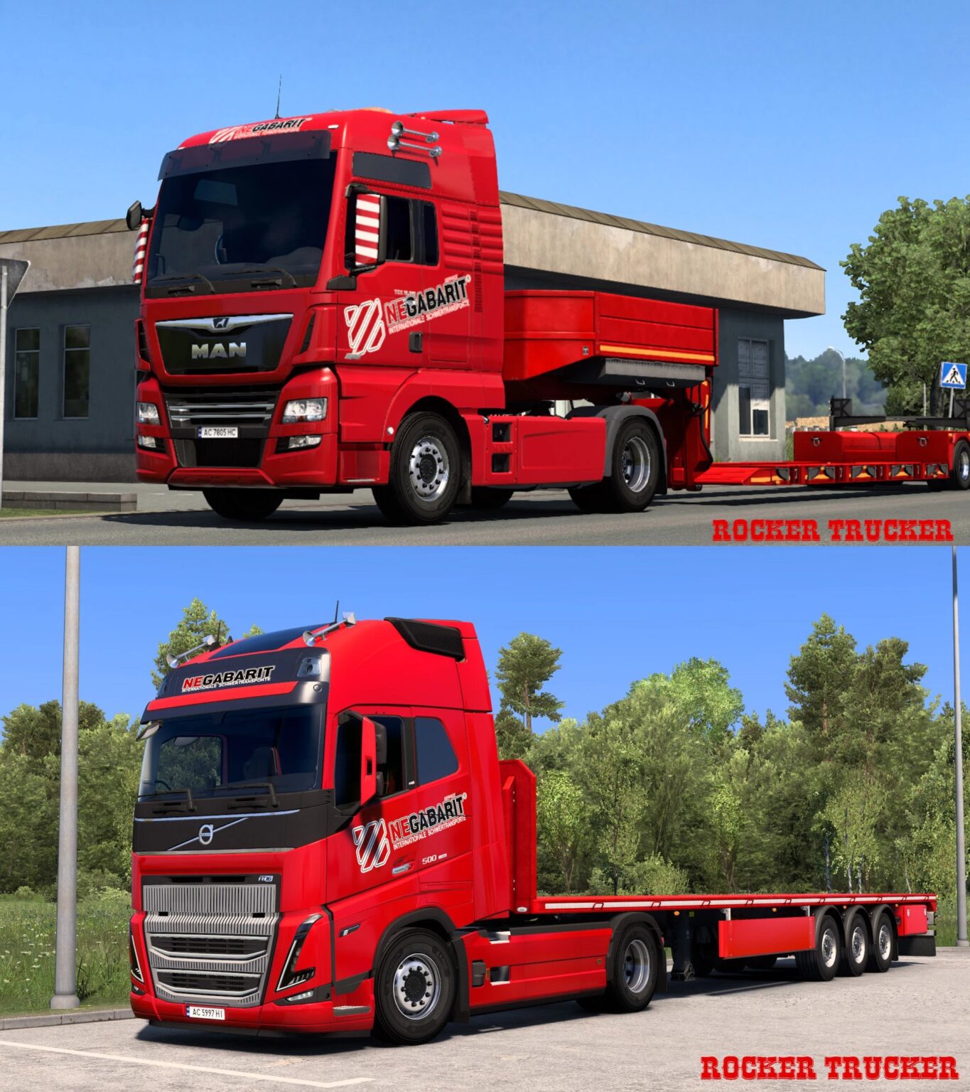 NEGABARIT Skin Pack v1.1 - ETS 2 mods, Ets2 map, Euro truck simulator 2 ...