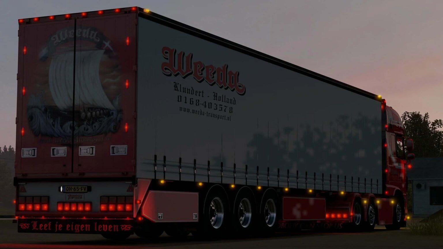 DAF XF106 480 Weeda Transport + Trailer v17.0 1.53 - ETS 2 mods, Ets2 ...