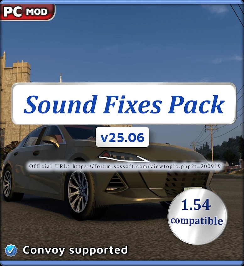 ETS2 Sound Fixes Pack v25.06 open beta only for 1.54 - ETS 2 mods, Ets2 ...